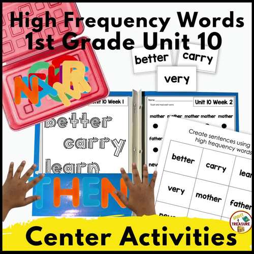Benchmark Advance High Frequency Word Activities | 1st Grade Unit 10