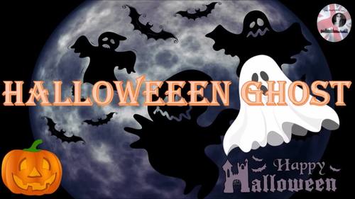 Halloween Ghost | Vocabulary Game | CEFR C1- C2 | Grade 10-12 | NO-PREP