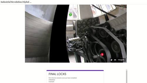 Industrial Revolution DIGITAL ESCAPE ROOM for Google Drive® | Distance ...