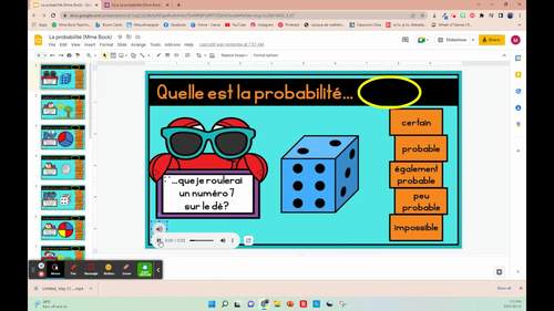 La probabilité: Google Slides™ + QUIZ by Mme Bock | TPT