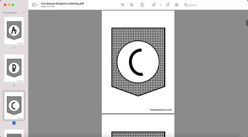 Bulletin Board Letters EDITABLE | Farmhouse Classroom Decor | Editable ...