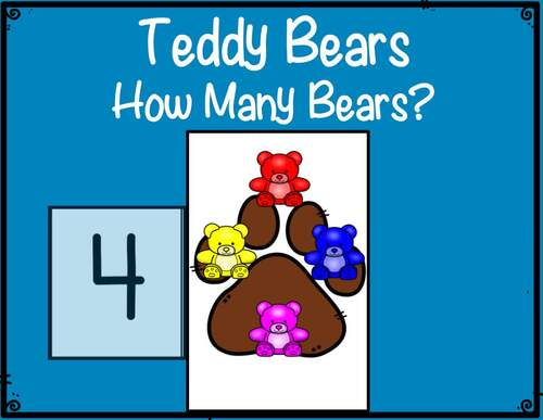 Teddy Bears Counting Games: How Many Bears? Numerals & Number Words