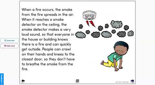 Fire Safety Speech Therapy Activities Boom™ Cards Teletherapy by Stacy ...