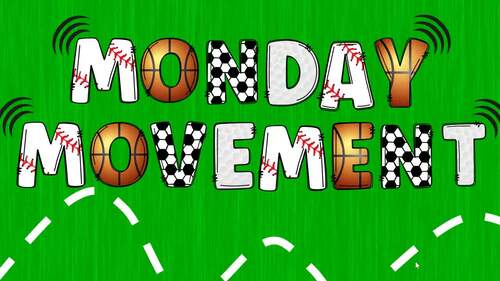 Monday Movement - School News Show, Morning Meeting, Brain Break