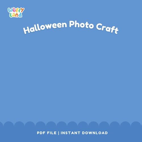 Halloween Photo Craft for Kids: Fun & Spooky DIY Dress-Up Printable