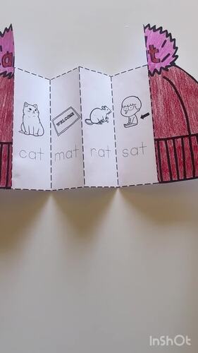 CVC Word Family Craft- Hat Craft by Liv and Leb | TPT