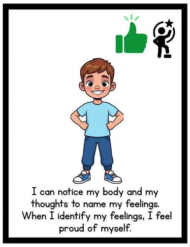 Identify Feelings Social Story l Editable Token Board l Feelings Chart ...