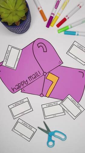 Happy Mail Kindness Craft by Bright Imaginations | TPT