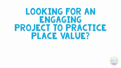 Place Value Project with Place Value Worksheets by Loving Math | TPT