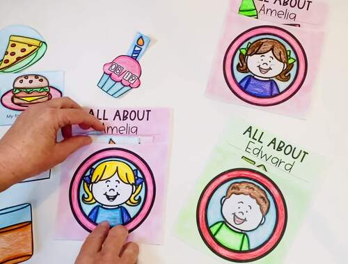 All About Me Back to School Activity - Pocket Classroom Display | TPT