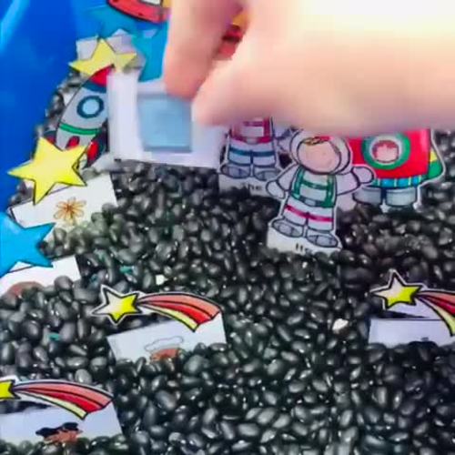 Space Themed Sensory Bin for Speech and Language Skills | TPT