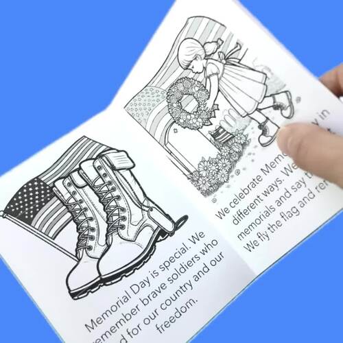 Memorial Day Foldable Booklets | No-Prep Activity | What Is Memorial Day?