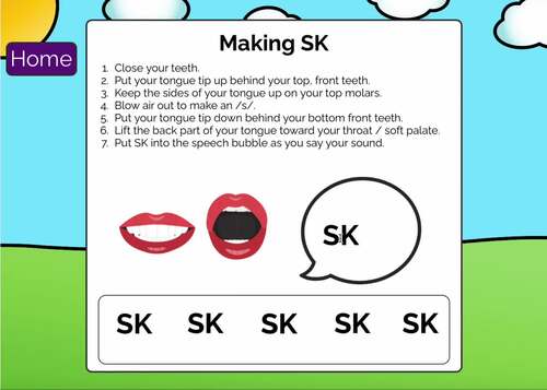 S Cluster Reduction Minimal Pairs Boom Cards sk g tongue twister silly ...