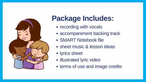 Mother’s Day Song for Program & Classroom with Backing Track & Lyric Video