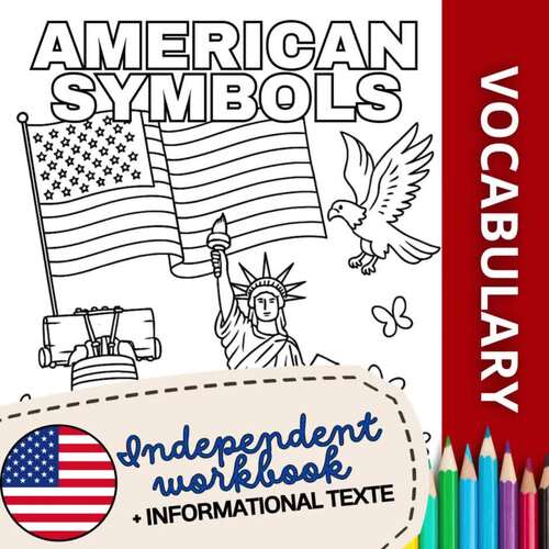 American Symbols Worksheets | U.S. National Symbols Writing Coloring