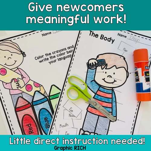 ESL - ELL Newcomer Beginner Curriculum BUNDLE of Activities PDF & Digital