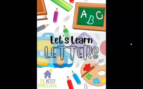 Let's Learn Letters | Alphabet Coloring & Activity Pages | No-Prep ABC ...