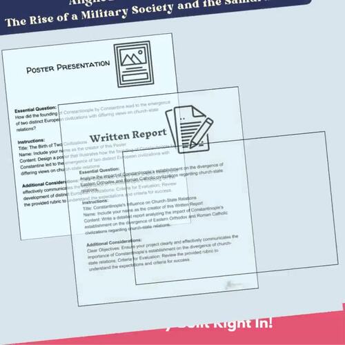 HSS 7.5.6 PBL Choice Board: The Rise of a Military Society and the Samurai