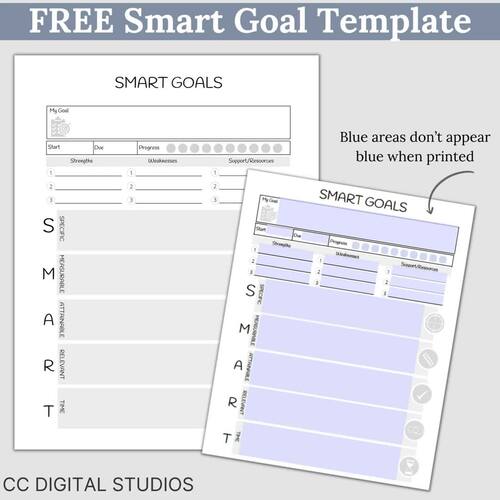 Marriage Therapy Questions Cheat Sheet, FREE SMART Goals Form | TPT