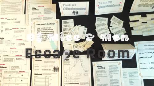 OF MICE AND MEN Complete Unit Plan Bundle (Steinbeck) by Flying Machine ELA