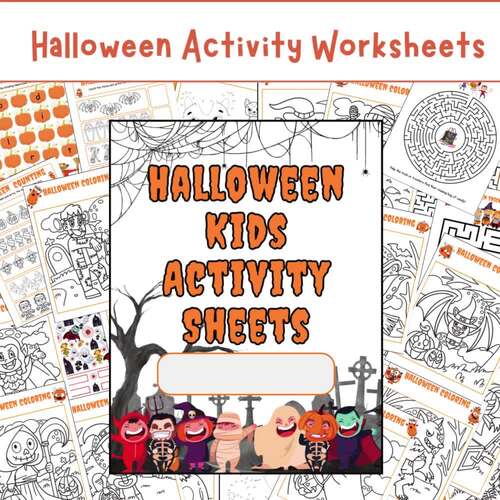 Halloween Worksheet Mega Pack | 30 Fun and Educational Pages for Kids