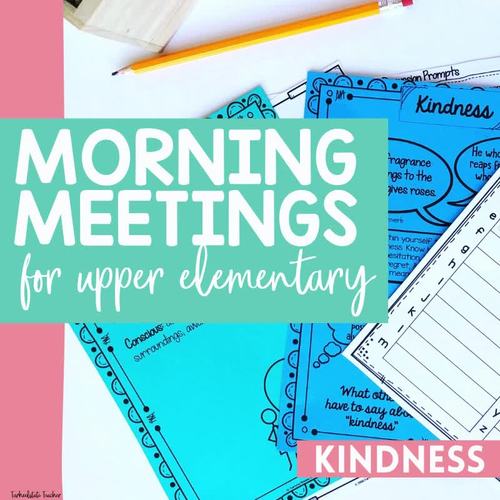 KINDNESS Morning Meeting w Digital Morning Meeting Slides | TpT