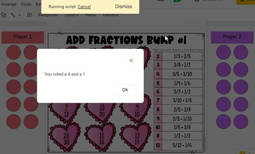 Add and Subtract Fractions with Unlike Denominators Bump Games - 5th ...