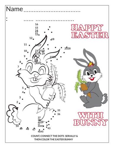EASTER DOT to DOT GAMES for PREK VOL-2 by MKStore | TPT