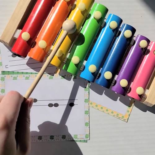 St. Patrick's Day La Solfege Flashcards by Caffeinated J | TPT