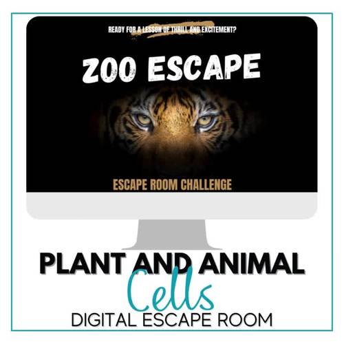 Plant and Animal Cells Escape Room Science Activity Middle School
