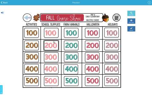 Fall BOOM Cards™ - Game Show for Pre-K and Early Elementary by Speech ...