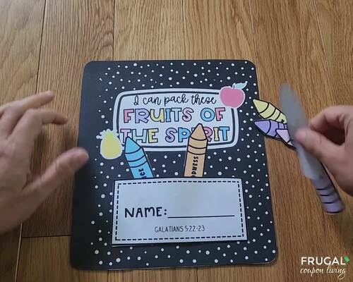 Christian Back to School Craft, Fruits of the Spirit Composition Book ...