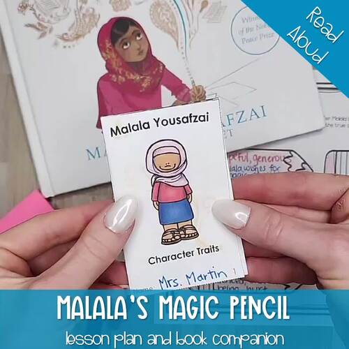Malala's Magic Pencil Lesson Plan and Book Companion by ELA with Mrs Martin