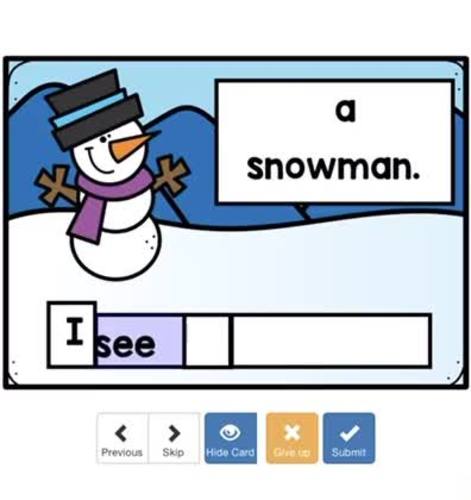 Boom Cards - Winter Sentences by To Teach A Mockingbird | TpT
