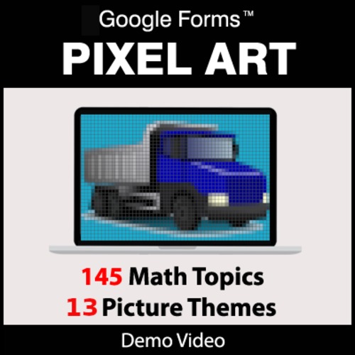 Pixel Art Math Mystery Pictures with Google Forms - DEMO VIDEO by ...