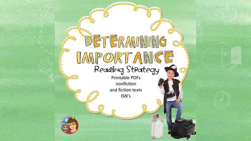Determining Importance Reading Comprehension Strategy PPt +PDFs ...