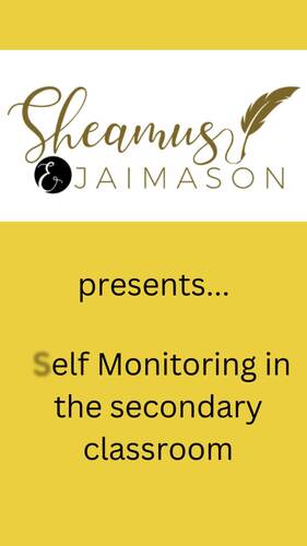 Executive Functioning Poster: Self Monitoring in the classroom | TPT