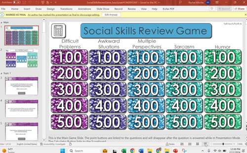 Social Skills Review Game (PowerPoint and Google Slides included) by ...