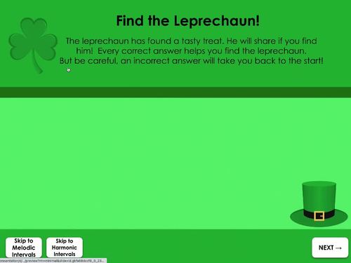 Find the Leprechaun | Music Intervals | St. Patrick's Day Digital Music ...