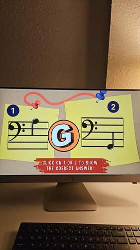 Bass Clef Note Detectives Interactive Game Elementary Music Activity