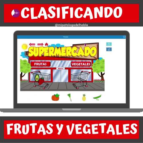Clasificando Frutas y Vegetales Classifying Fruits & Veggies Spanish ...