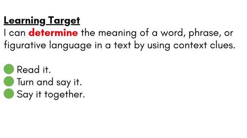 5th Grade Context Clues & Figurative Language Question Walk | Test Prep Act