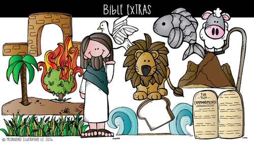 Bible Extras clip art, Jesus, COMBO PACK by Melonheadz Clipart | TPT
