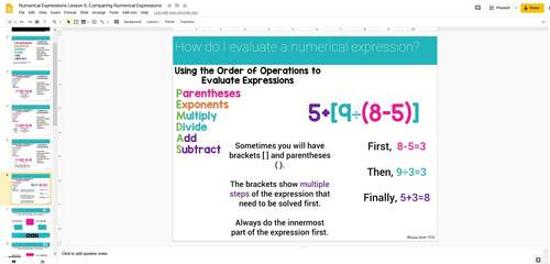 5th Grade Digital Resources for Math Google Slides - Digital Activities ...