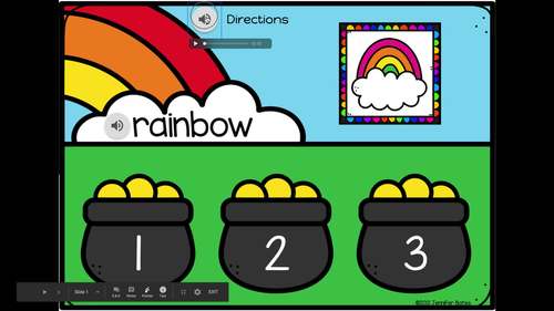 St. Patrick's Day Syllables Google Slides Distance Learning by Jennifer ...