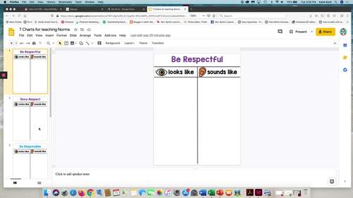 Google Slides T charts | Digital Resource by Katie Byrd | TPT