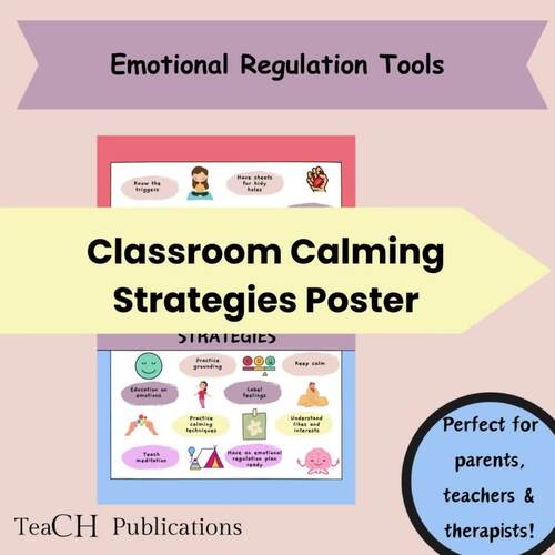 Classroom Calming Strategies Emotional Support Anxiety Kids with ADHD & Autism