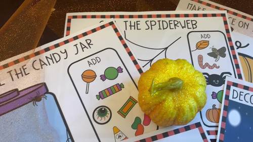 Halloween Playdough Mats by Play Learn Create- Early Learning | TPT