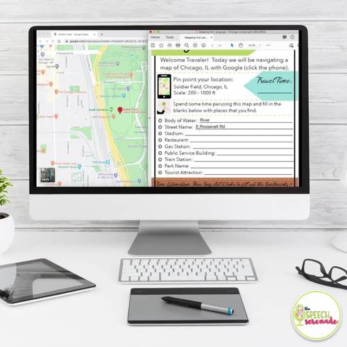 NO PRINT Mapping Out Language Functional Life Skills Chicago IL | TpT