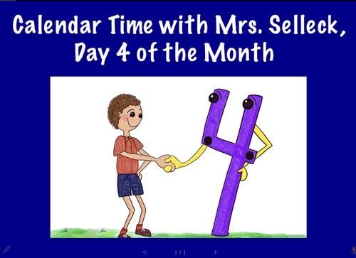 Calendar Time with Richelle Selleck, Day 4 of the Month | TPT